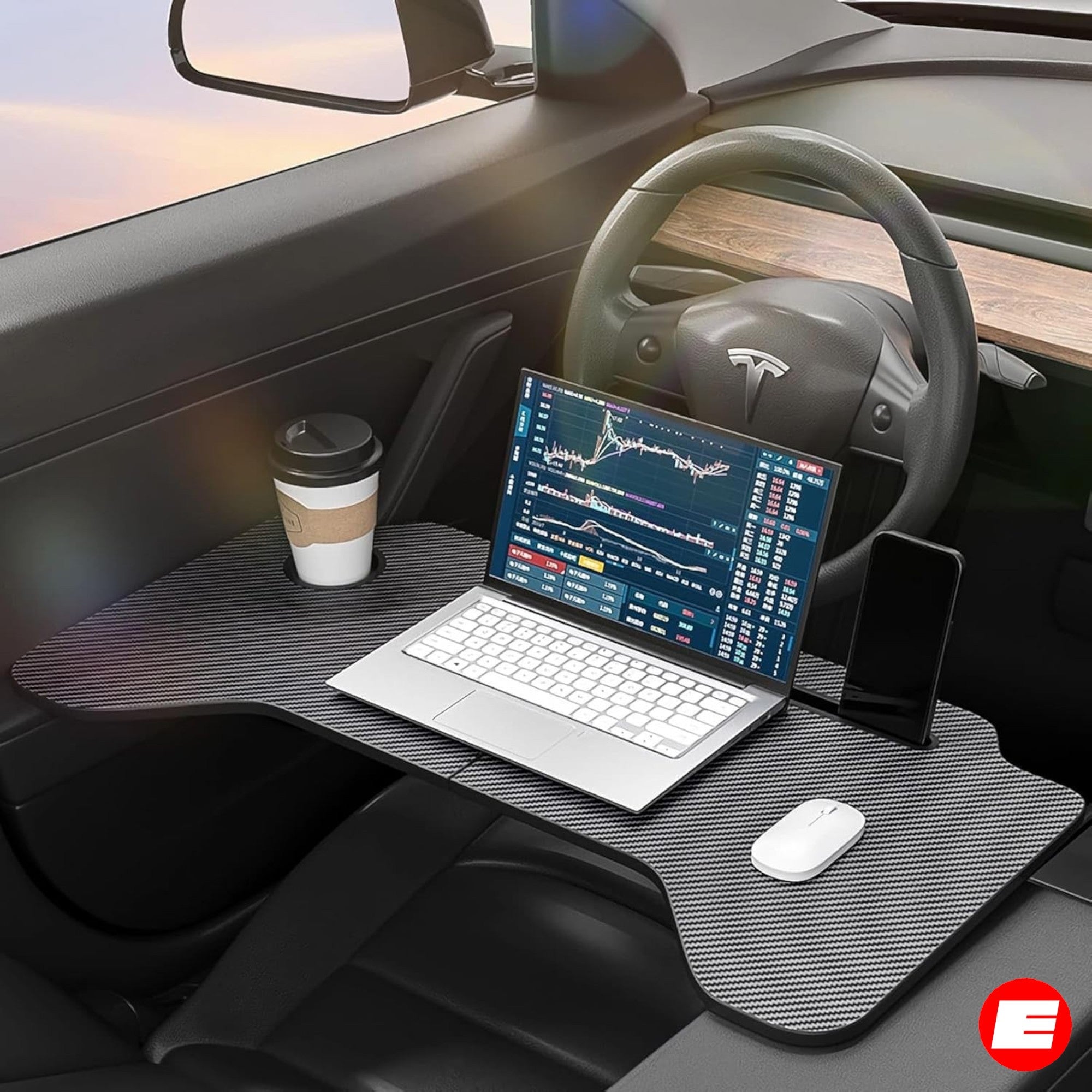 Tesla laptop mount store
